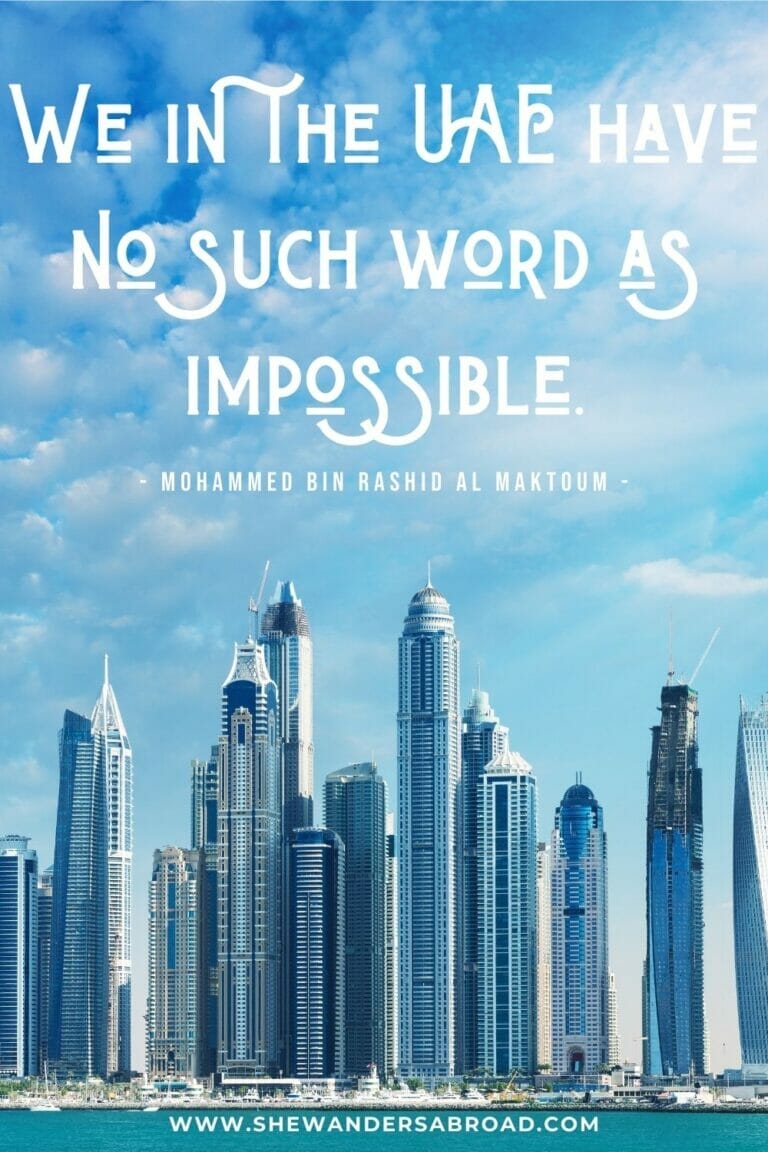 88 Best Dubai Quotes & Dubai Captions for Instagram | She Wanders Abroad